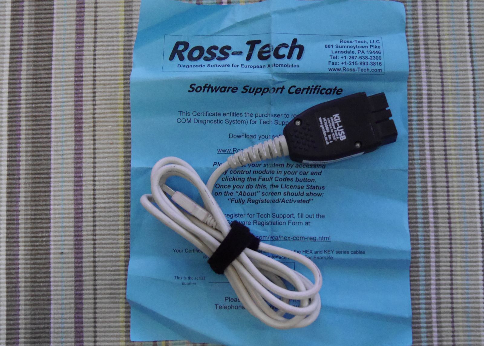 Genuine Ross-Tech VCDS KII-USB Cable SOLD - Parts For Sale - BRISKODA