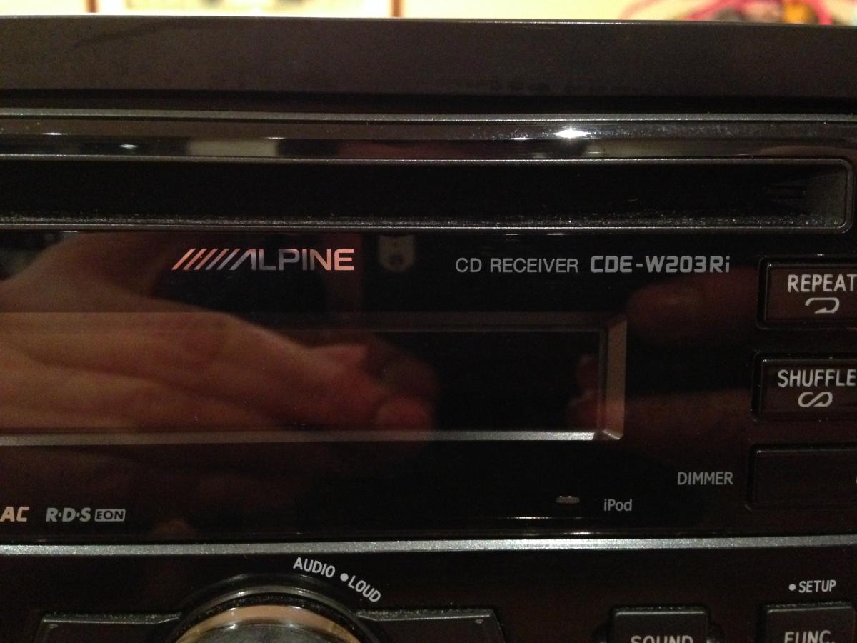 Alpine CDE-W203Ri Double DIN head unit - Parts For Sale - BRISKODA