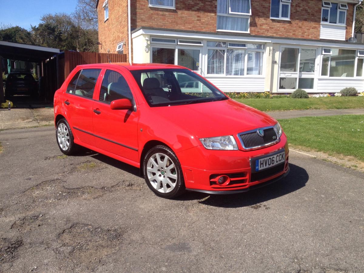 2006 6Y Red Skoda Fabia VRS 1.9 TDI For Sale - Cars For Sale - BRISKODA