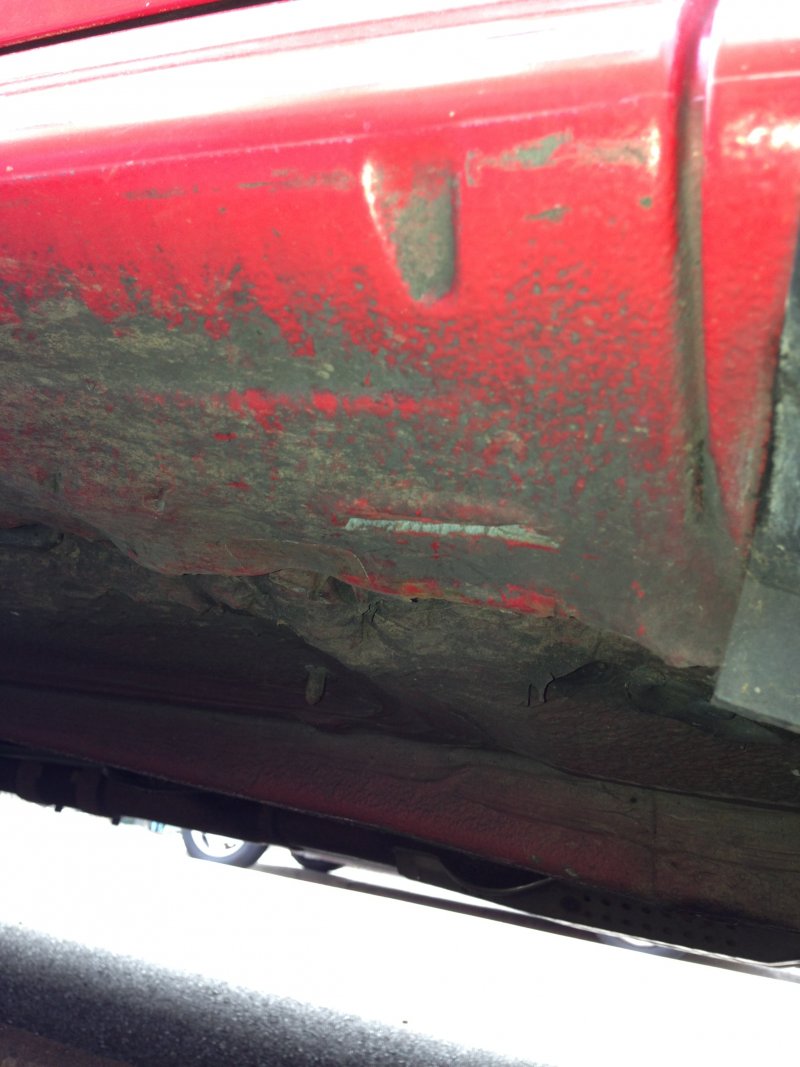 sill damage on both side (see pics) - Skoda Octavia Mk1 (1996-2004 ...