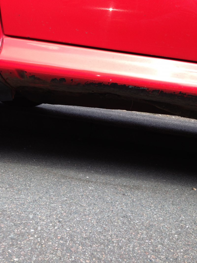 sill damage on both side (see pics) - Skoda Octavia Mk1 (1996-2004 ...