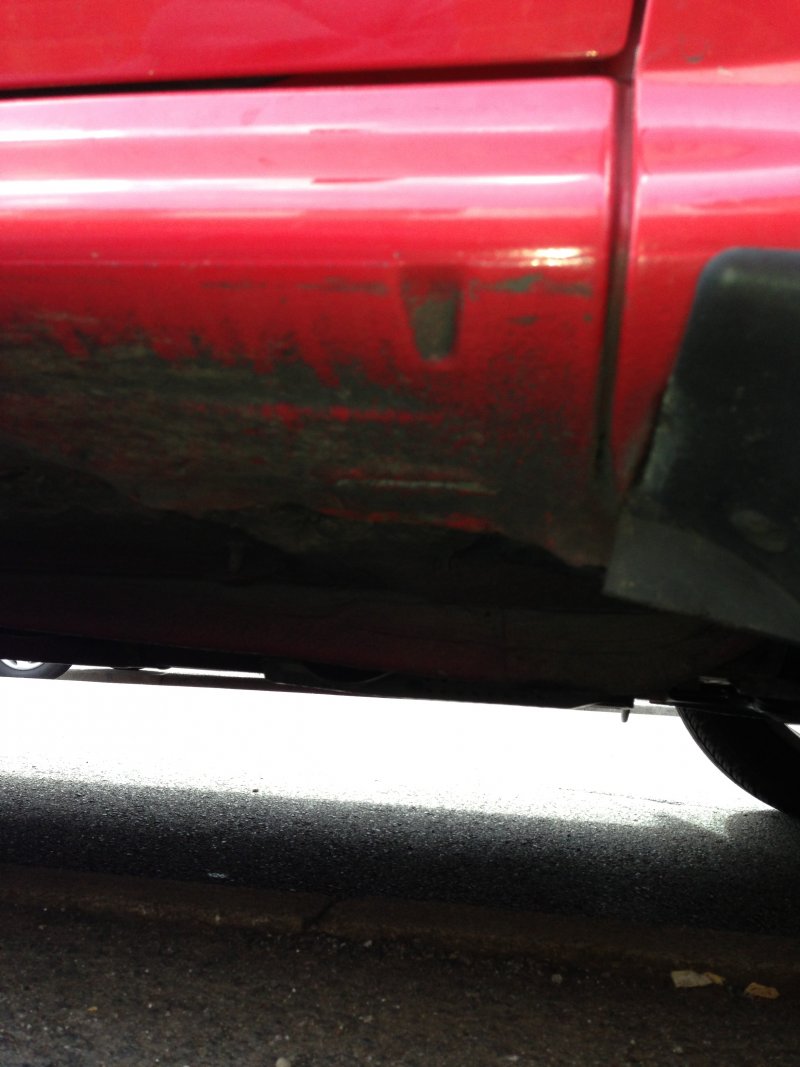 sill damage on both side (see pics) - Skoda Octavia Mk1 (1996-2004 ...