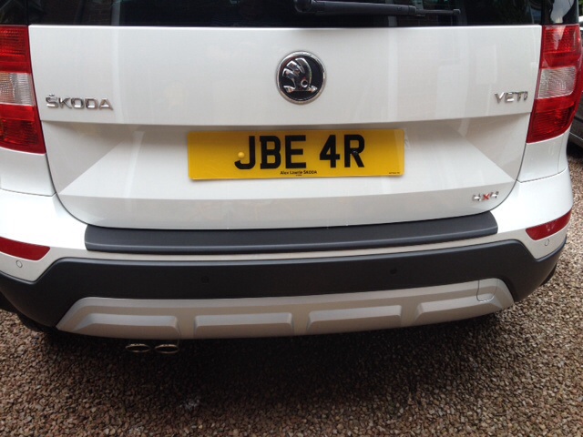 Rear Bumper Protector - Skoda Yeti - BRISKODA