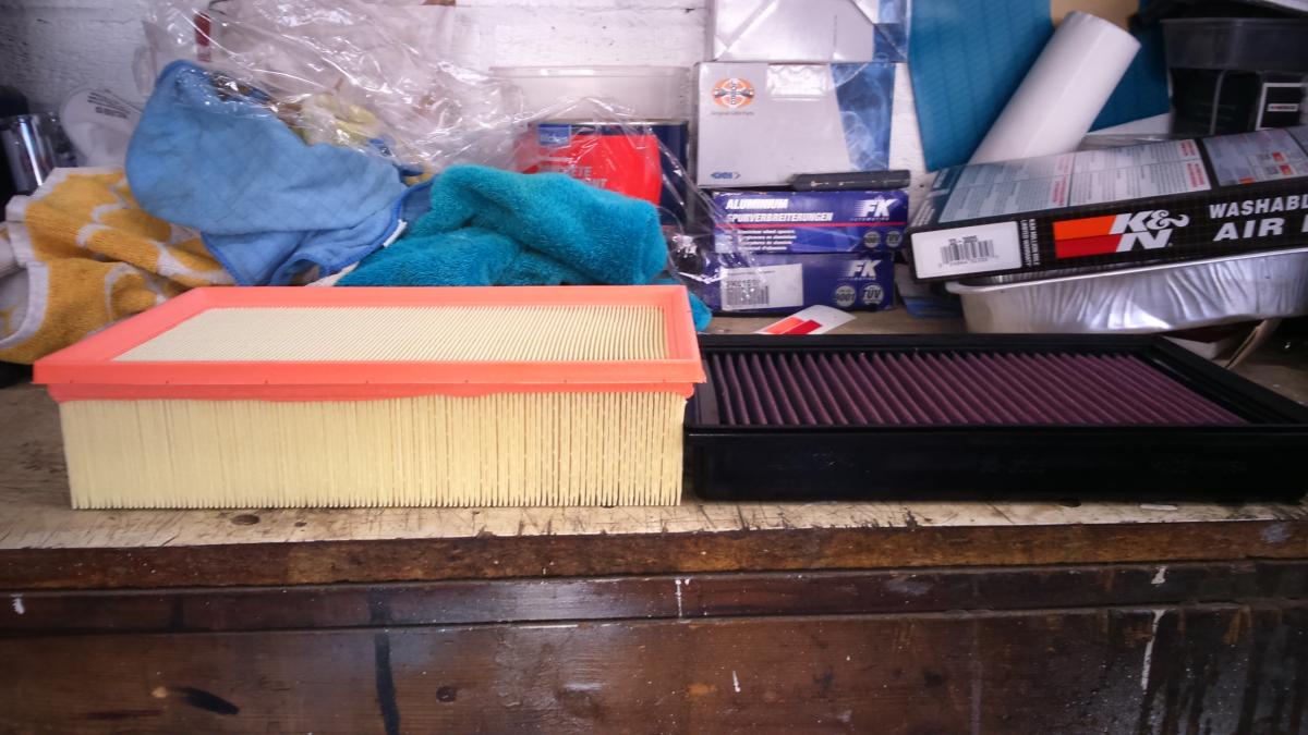 Replaced the standard air filter (TSI VRS) ! - Skoda Octavia Mk3 (2013 ...