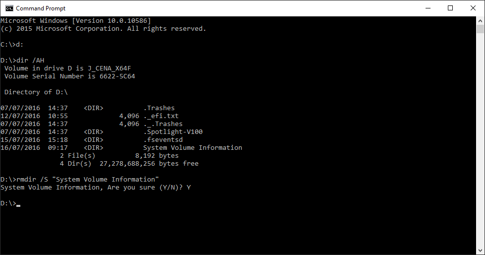 USB 'system volume information' on MDI interface. - Audio, Electronics ...