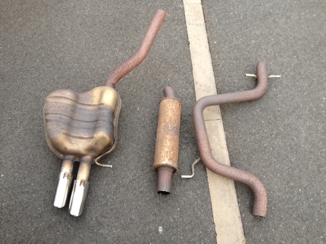 mk2 octavia vrs complete exhaust - Parts For Sale - BRISKODA