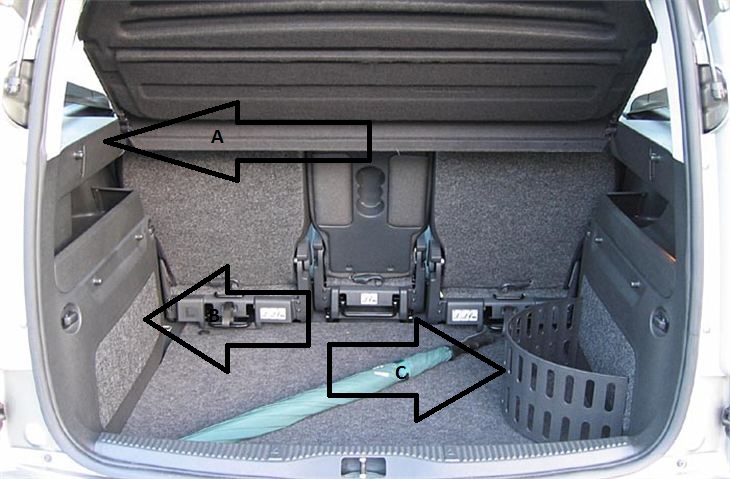 Skoda trunk shelf - Skoda Roomster (2006-2015) - BRISKODA