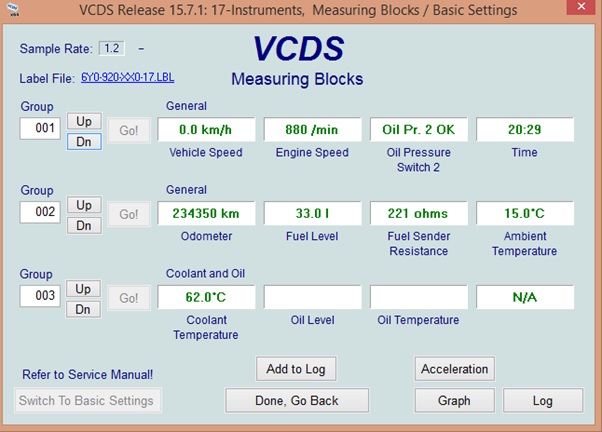 Ibiza owner help required - G266 Oil level & temp sensor - Skoda Fabia ...
