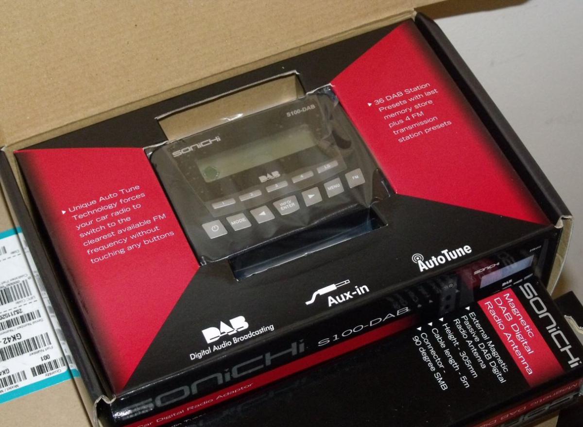 Sonichi S100 DAB Radio adapter + Sonichi magmount aerial - Parts For ...