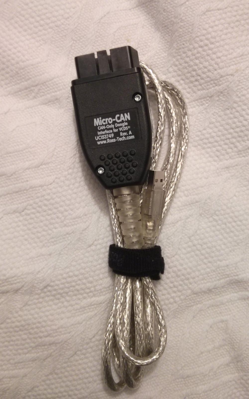 Genuine Ross Tech Micro-CAN USB Cable (VCDS / VAG-COM) - Parts For Sale ...