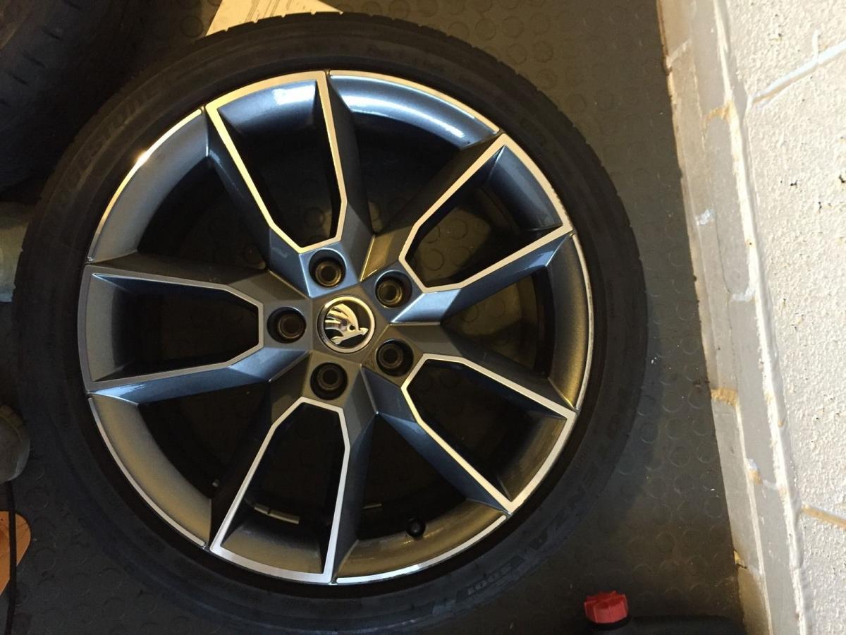 Skoda Octavia VRS Gemini 18" Wheels With Tyres - Wheels & Tyres For ...