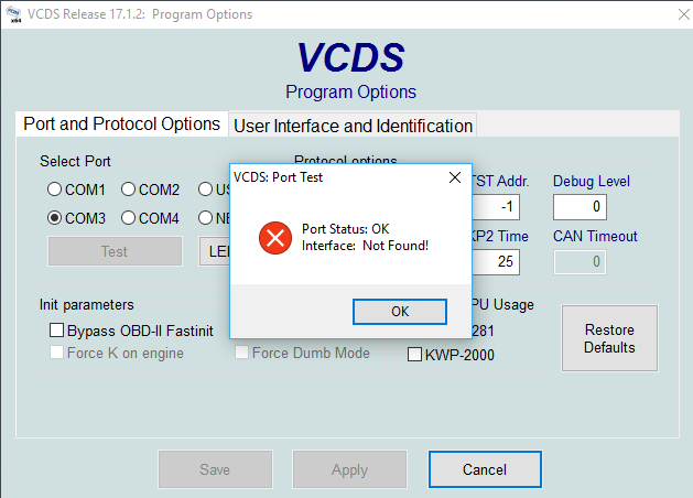 vcds problem - Diagnostics & VCDS - BRISKODA