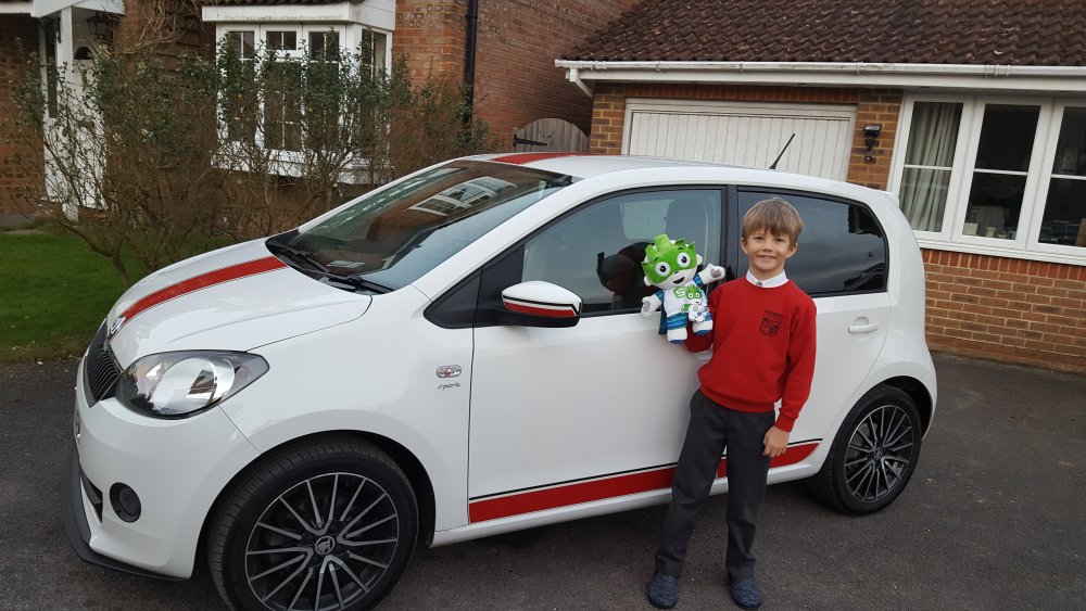 Skoda Citigo Sport red stripes replacement - Škoda Citigo - BRISKODA