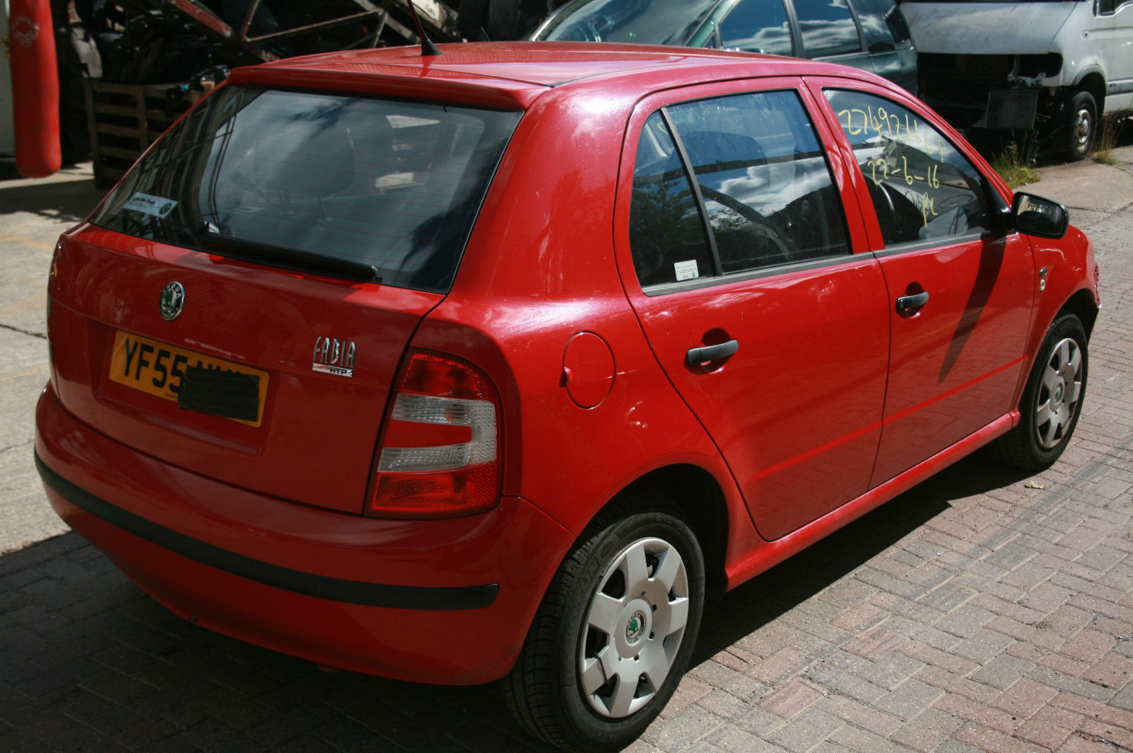 BREAKING 2006 SKODA FABIA 1.2 PETROL BMD, RED 8151, 5 SPEED GEARBOX GSH ...