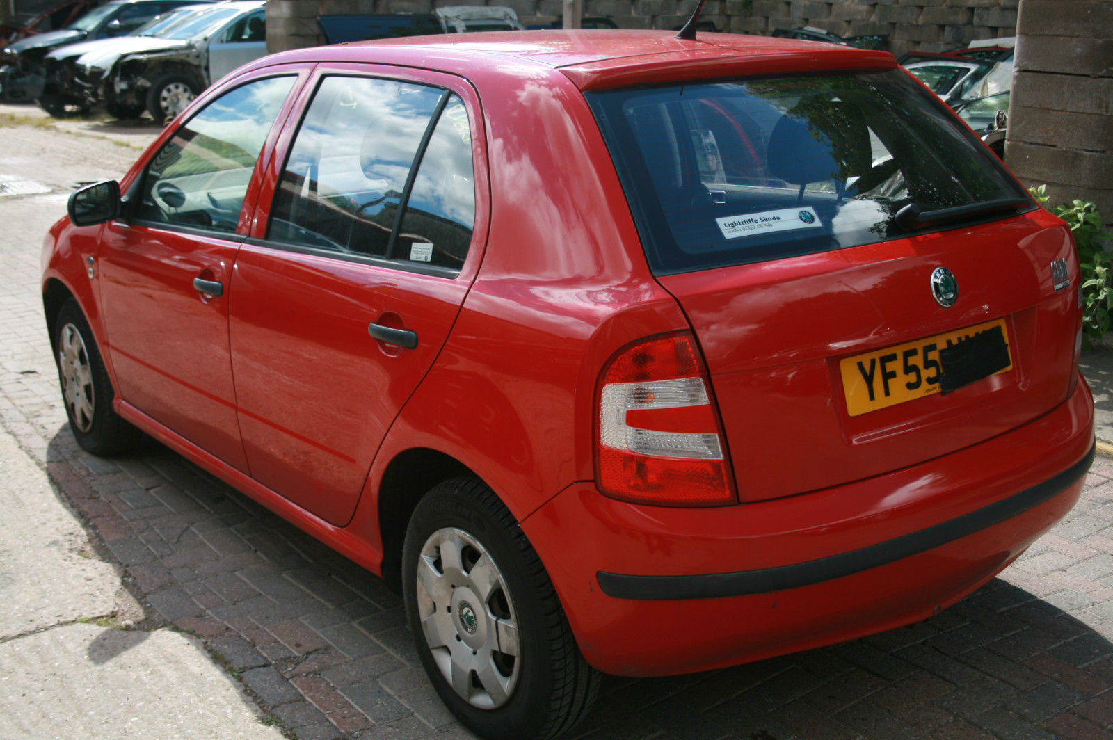 BREAKING 2006 SKODA FABIA 1.2 PETROL BMD, RED 8151, 5 SPEED GEARBOX GSH ...