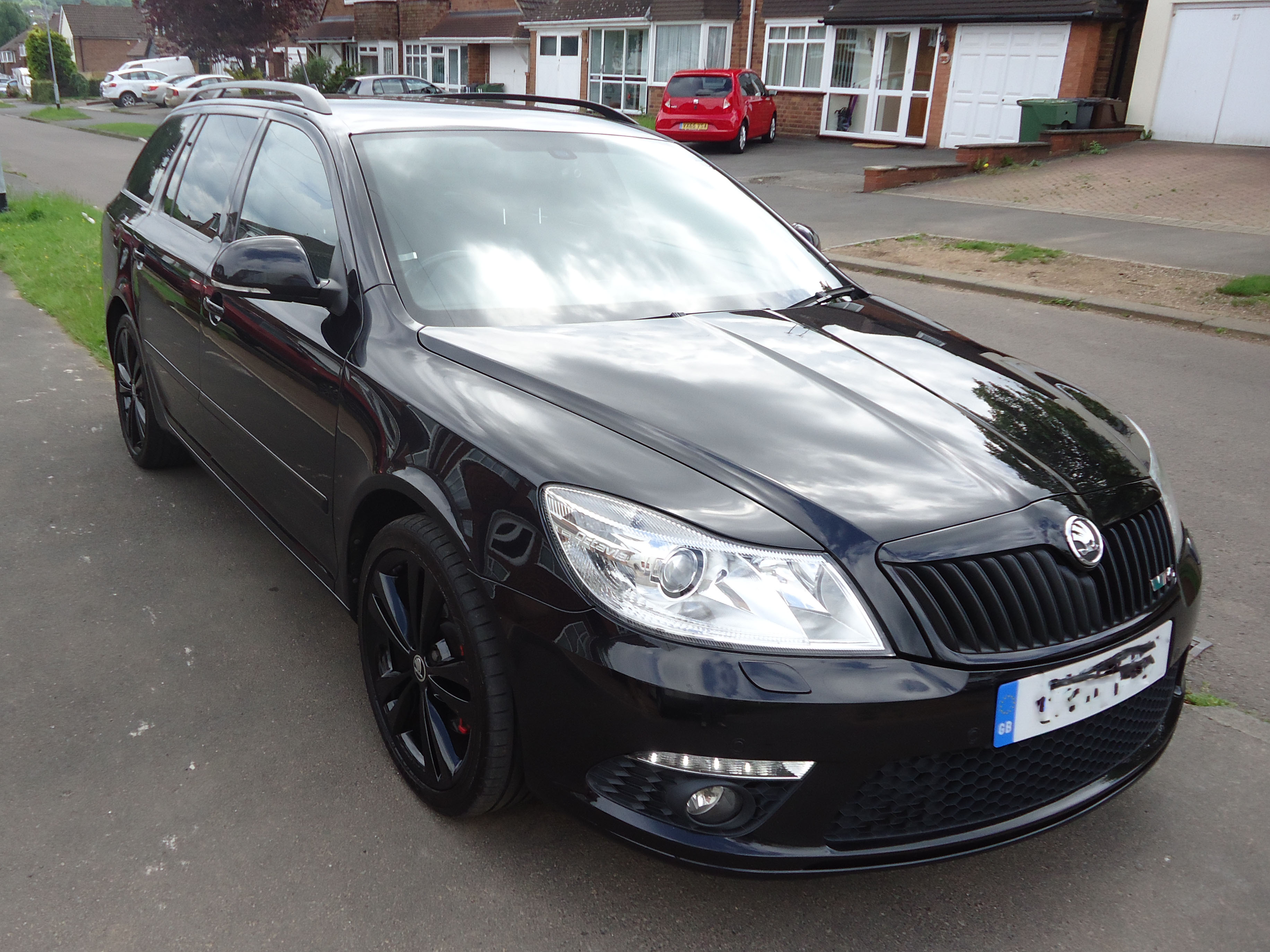 2011 black Skoda Octavia vRS TSI DSG Estate £8750 - Cars For Sale ...