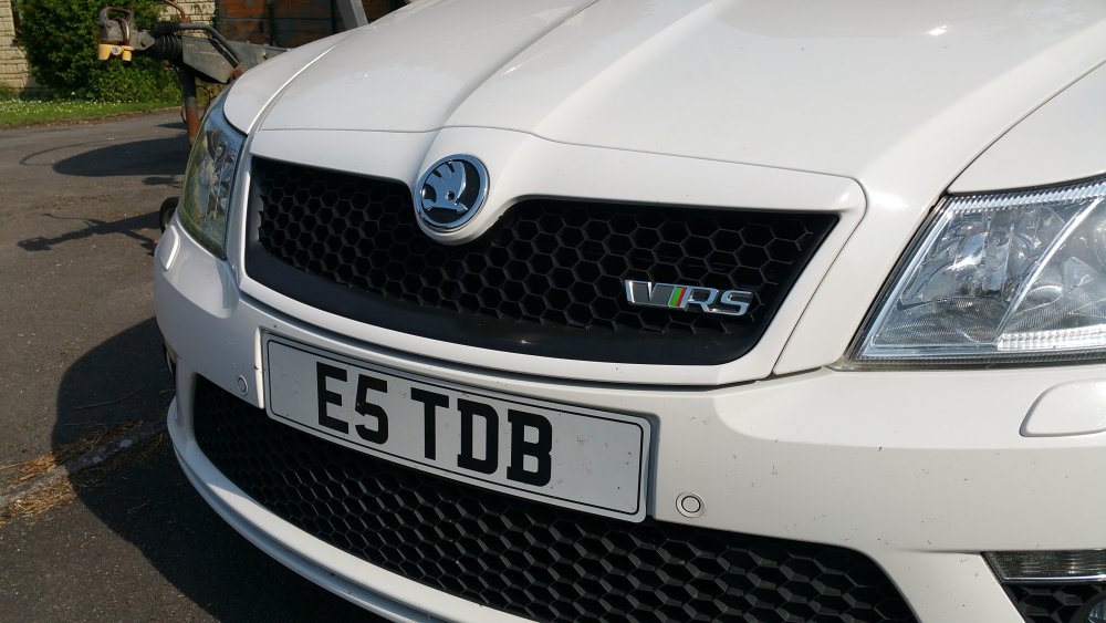 Finally got around to fitting my grille.... Front end, err, Wednesday ...