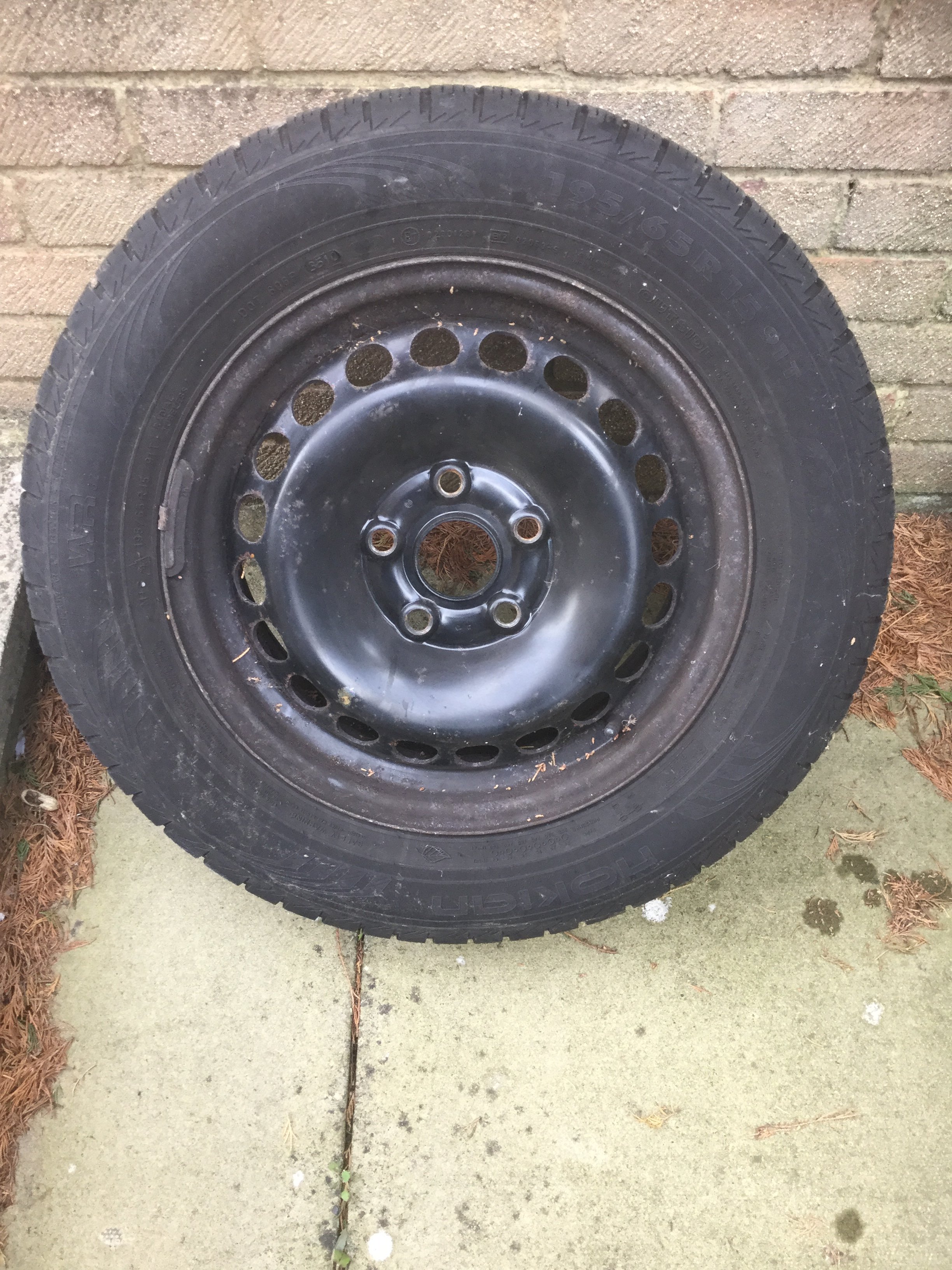 15” Steel winter rims and tyres with Skoda wheel trims - Wheels & Tyres ...