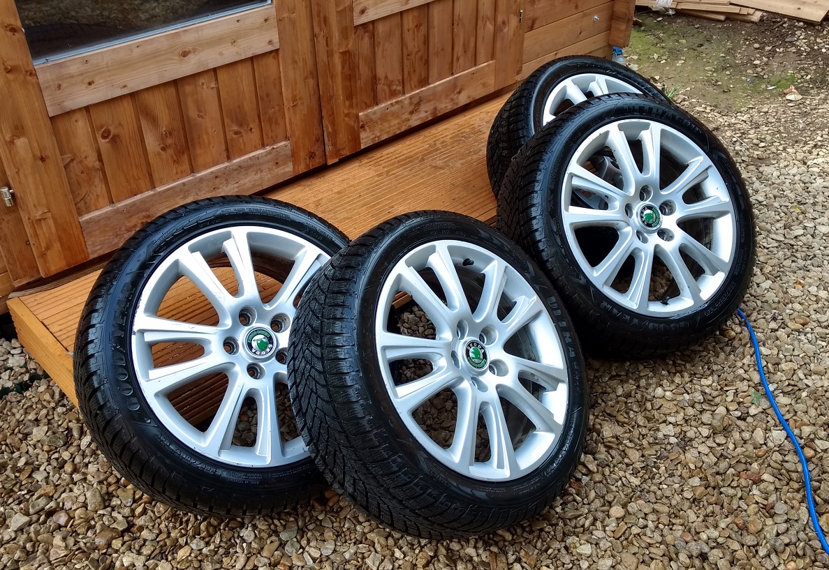 Winter Wheels....Octavia MK2 VRS 17" alloys - Wheels & Tyres For Sale ...