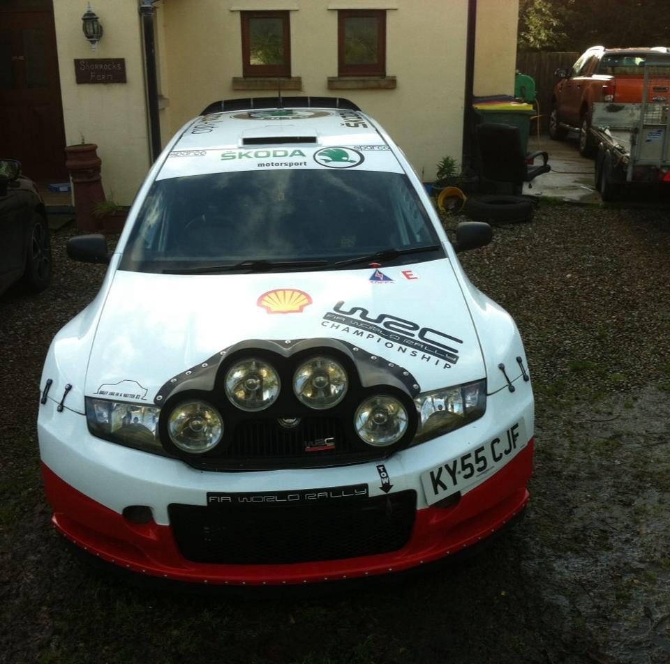 wrc body kit project - Fabia Projects - BRISKODA