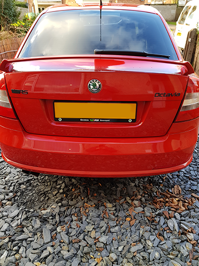 Red Octavia VRS mk2 - Octavia Projects - BRISKODA