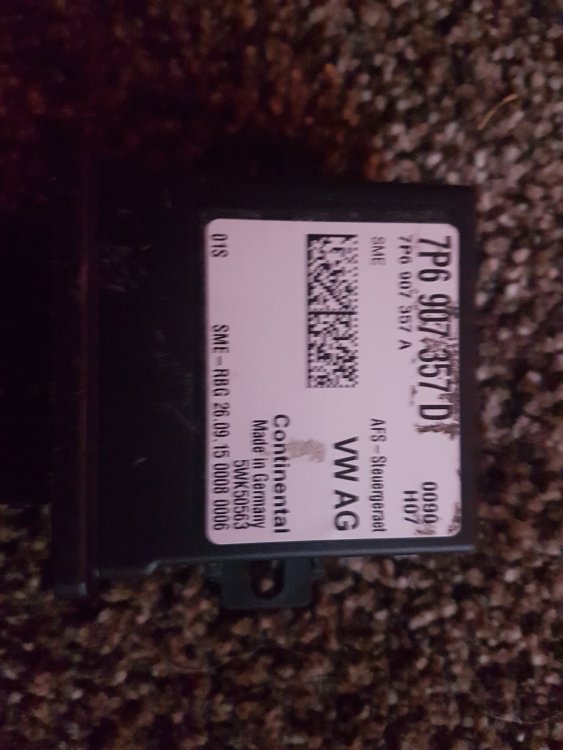 SOLD - AFS bi-xenon headlight range control module for MQB cars ...