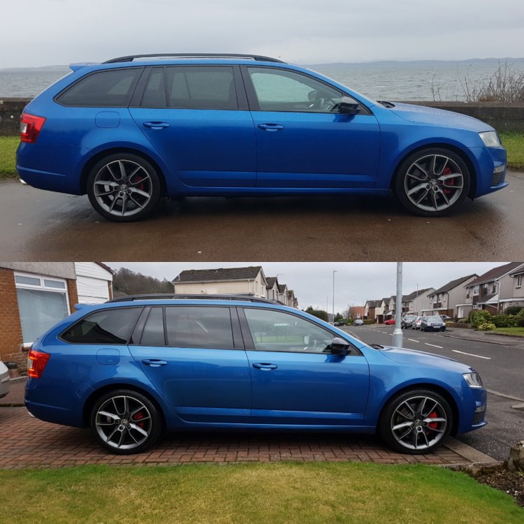 New owner here - Advice after having Mk3 VRS Estate lowered. - Skoda ...