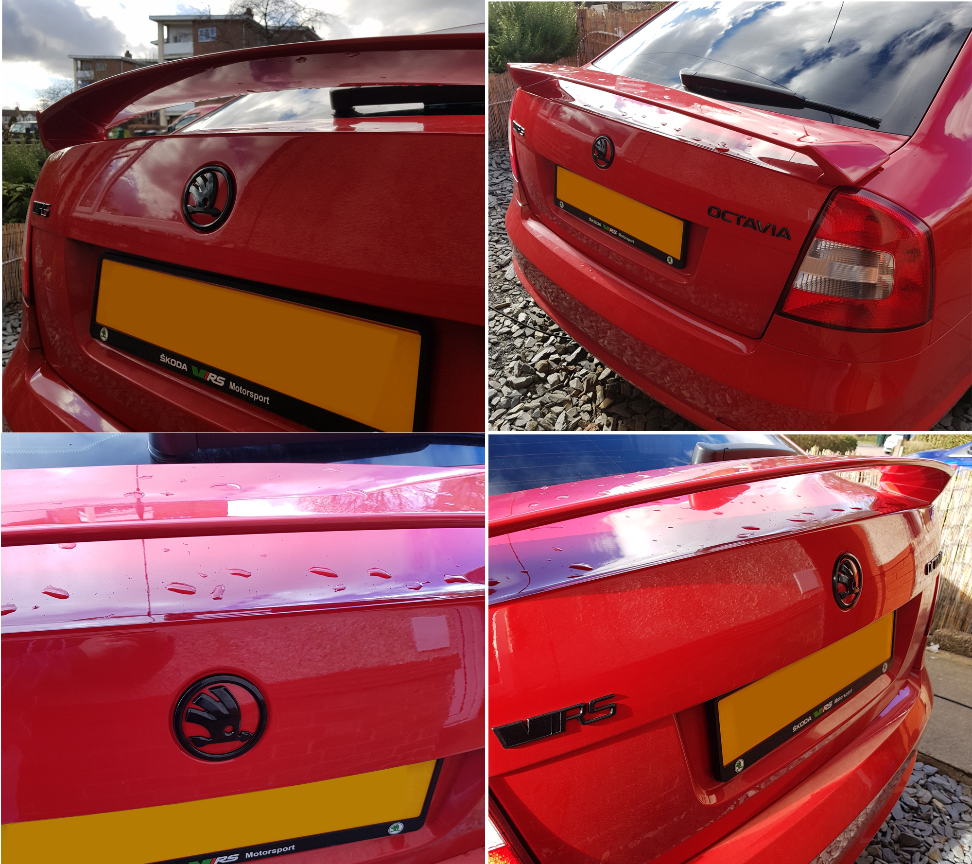 Red Octavia VRS mk2 - Octavia Projects - BRISKODA