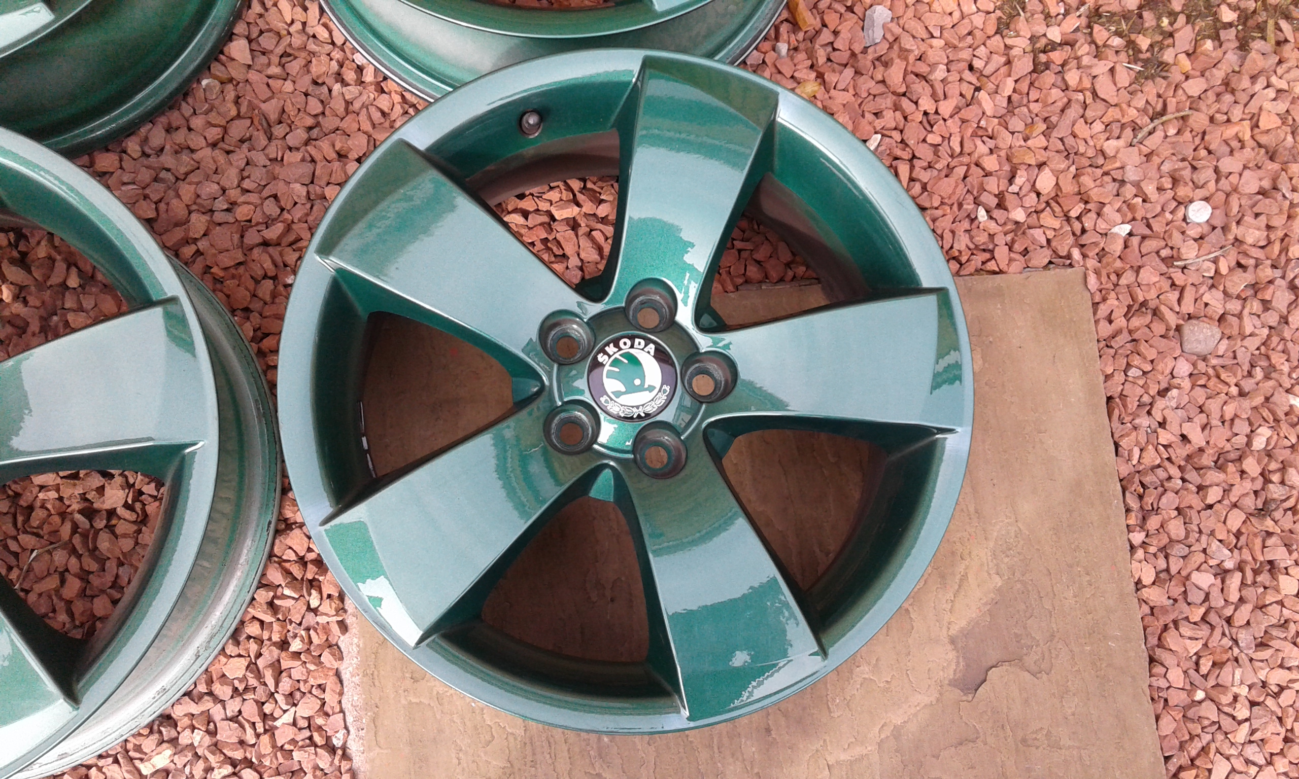 Bespoke Special Green Alloy Wheels.SOLD - Wheels & Tyres For Sale ...