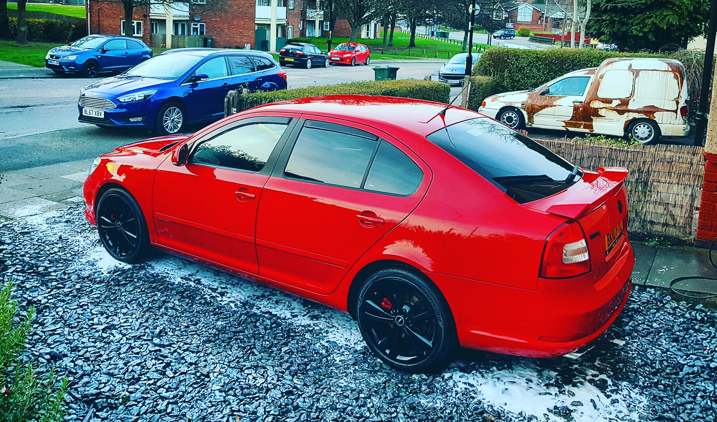 Red Octavia VRS mk2 - Octavia Projects - BRISKODA