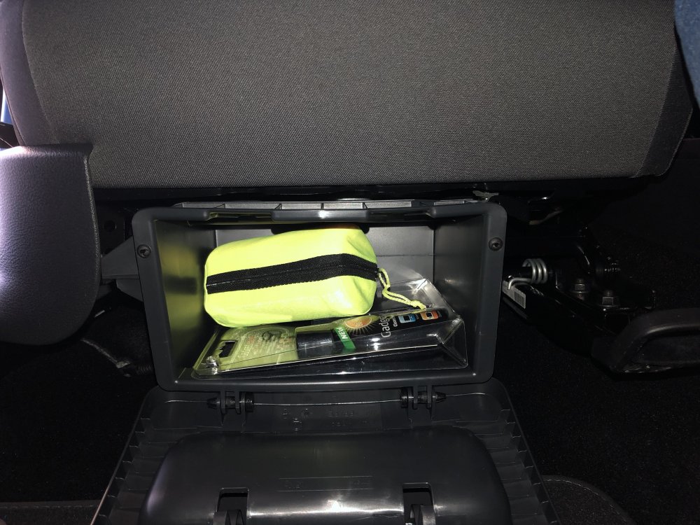 Mk III under seat storage boxes? - Skoda Fabia Mk3 (2014-2021) - BRISKODA