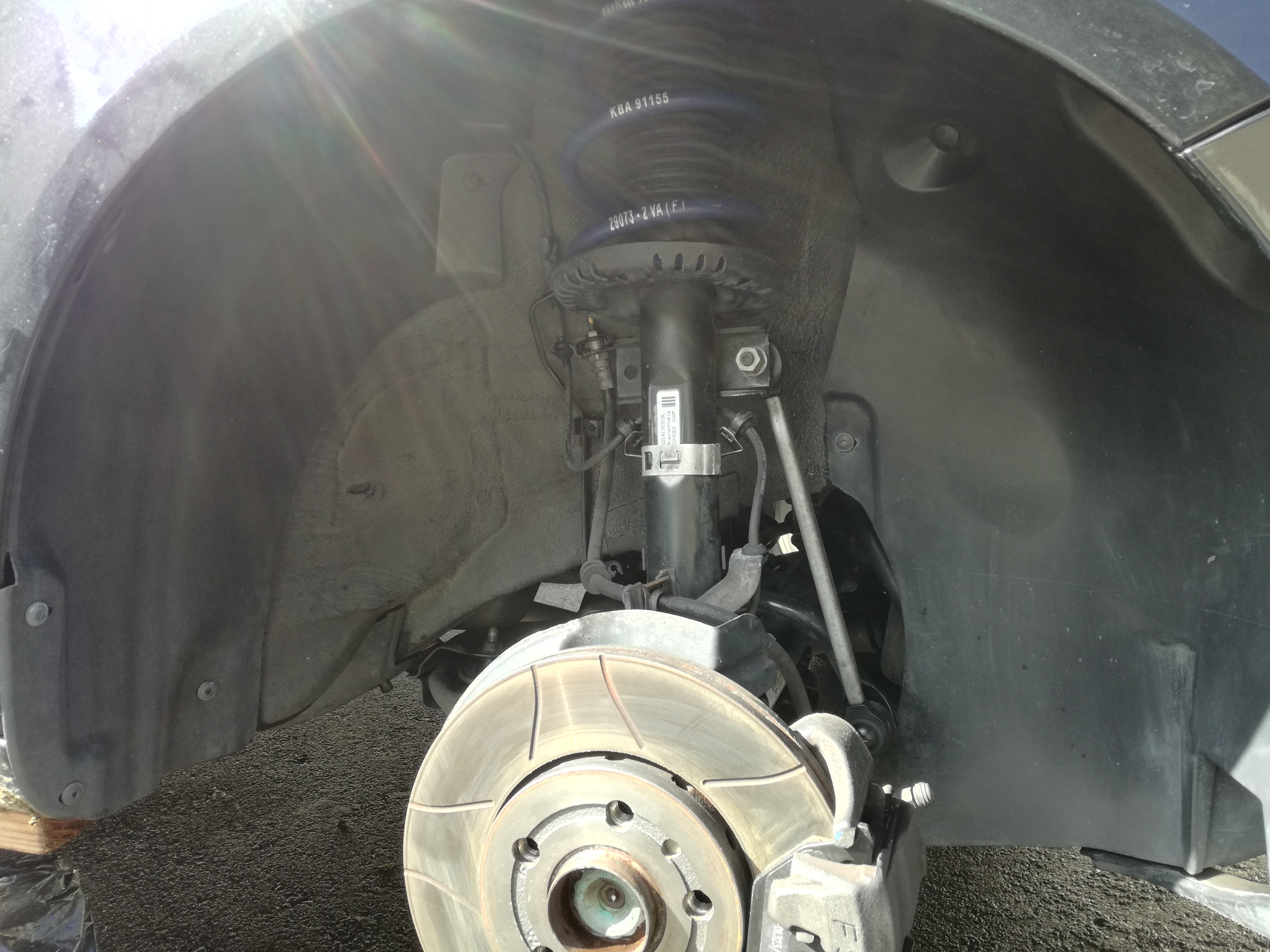 Sport suspension option Skoda Fabia Mk2 2007 2014 BRISKODA