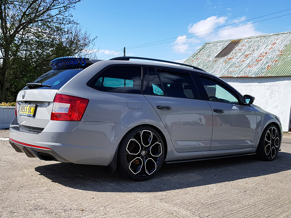 Milotec 'Carbon' Combi Spoiler extension - Skoda Octavia Mk3 (2013 ...