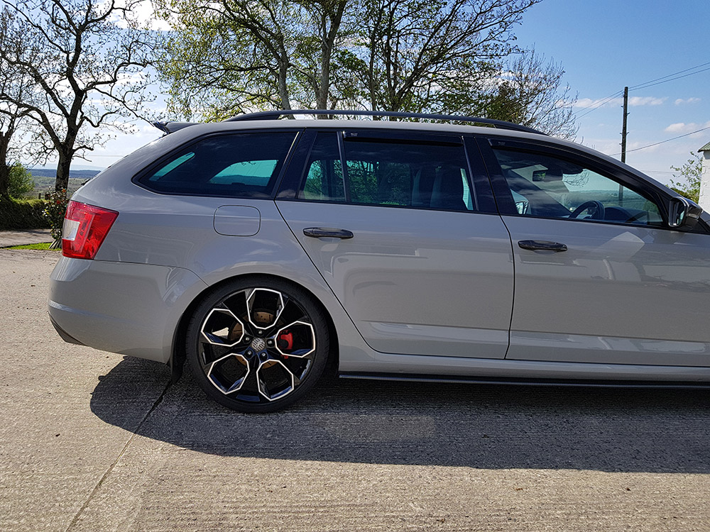 Milotec 'Carbon' Combi Spoiler extension - Skoda Octavia Mk3 (2013 ...