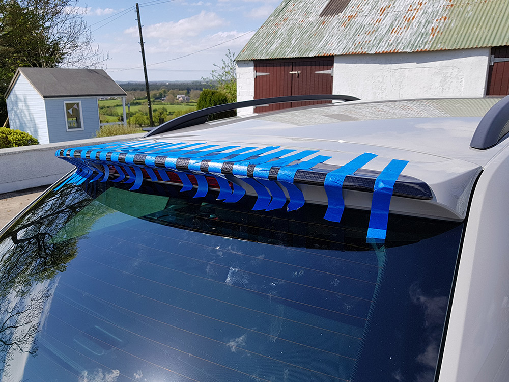 Milotec 'Carbon' Combi Spoiler extension - Skoda Octavia Mk3 (2013 ...