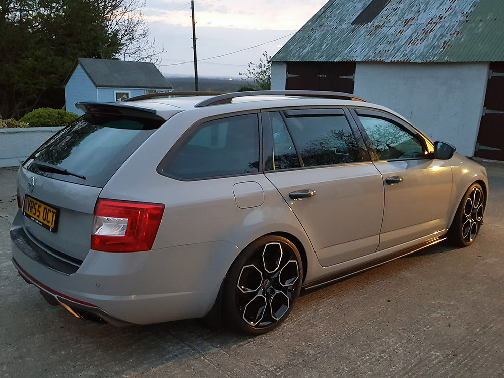 Milotec 'Carbon' Combi Spoiler extension - Skoda Octavia Mk3 (2013 ...