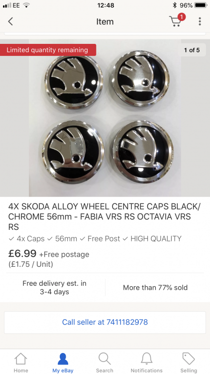 wheel centre caps - Skoda Octavia Mk3 (2013 - 2020) - BRISKODA