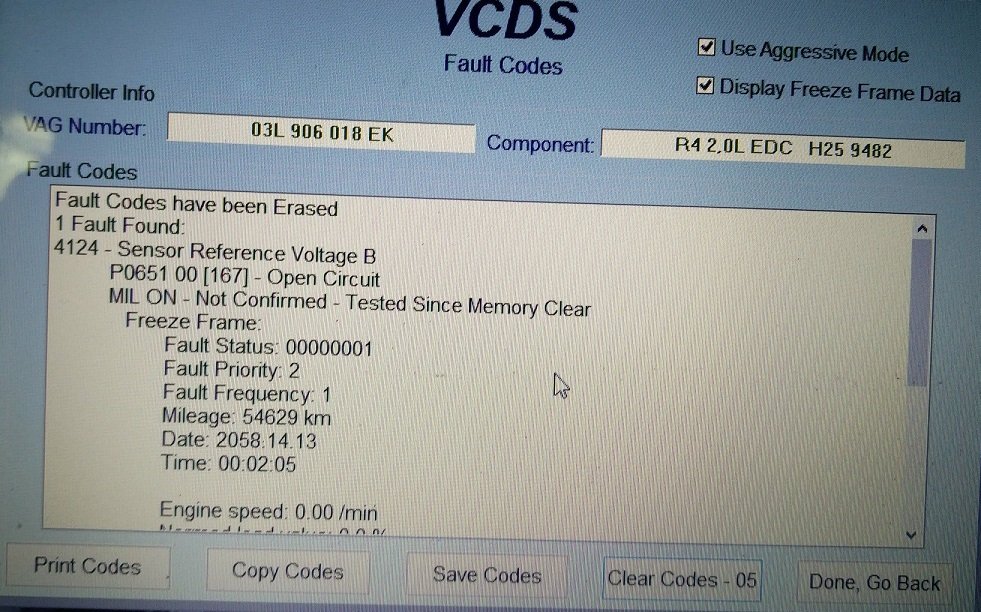 HELP FOR TROUBLESHOOTING AN ERROR CODE - Skoda Yeti - BRISKODA