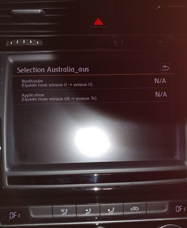 Skoda Columbus maps not updating, screen shows "N/A" - Audio ...