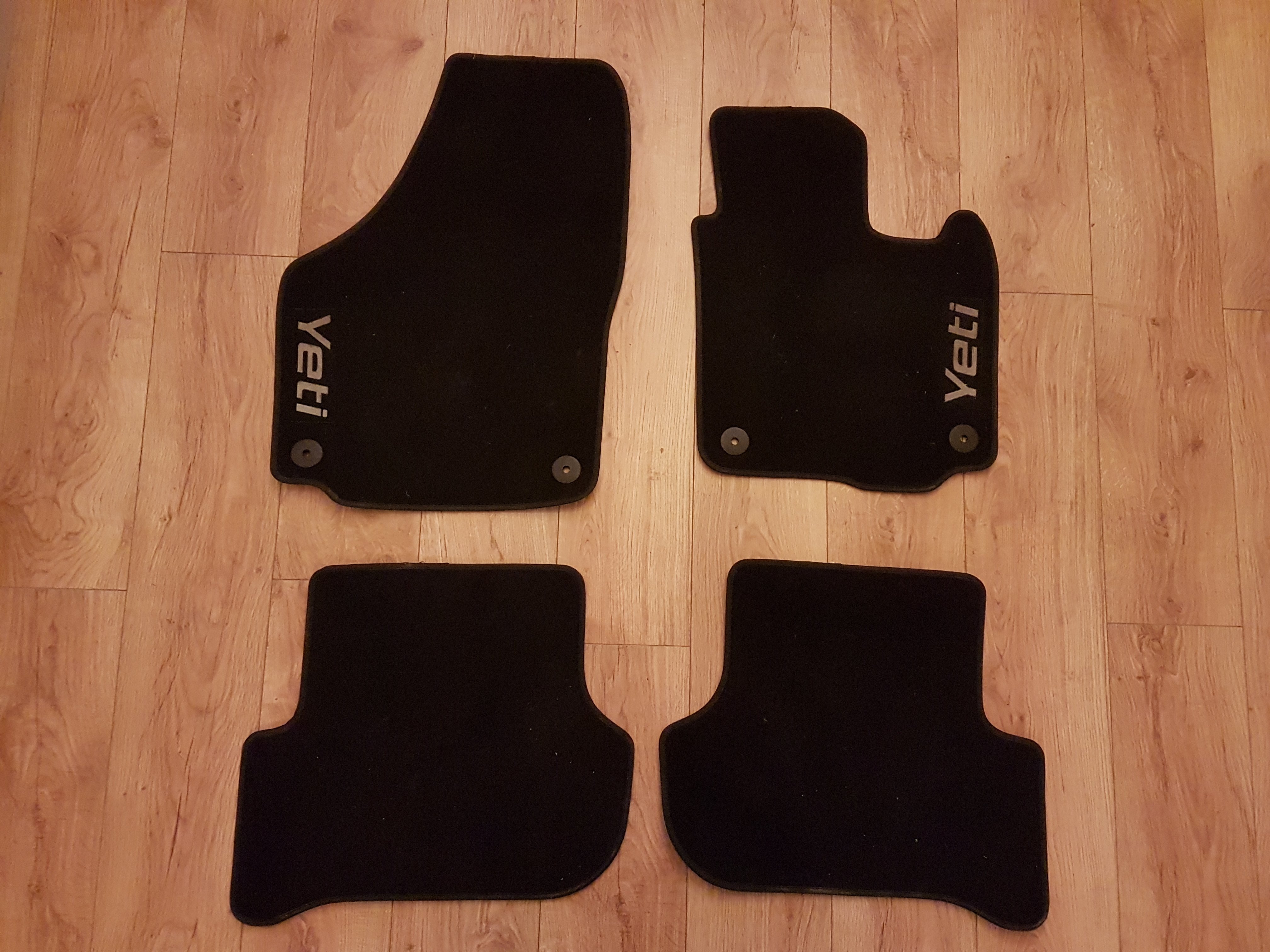 Skoda Yeti Genuine Textile Mats - Prestige - Parts For Sale - BRISKODA