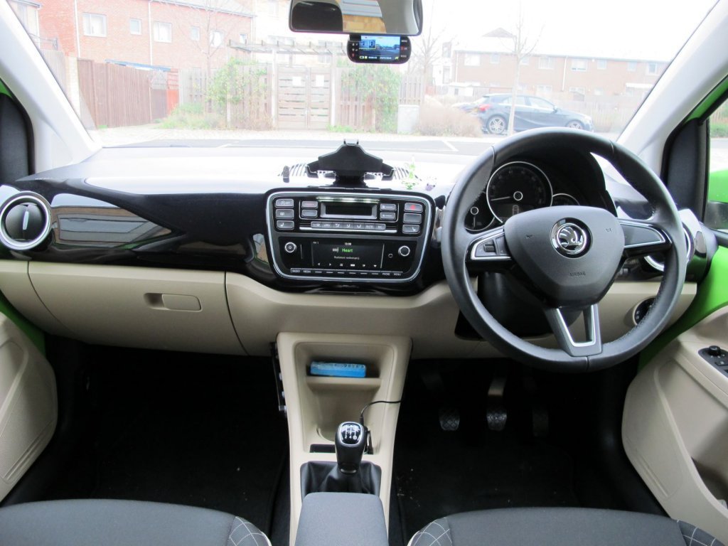 Citigo Leather Multifunction Steering Wheel Ivory koda Citigo BRISKODA