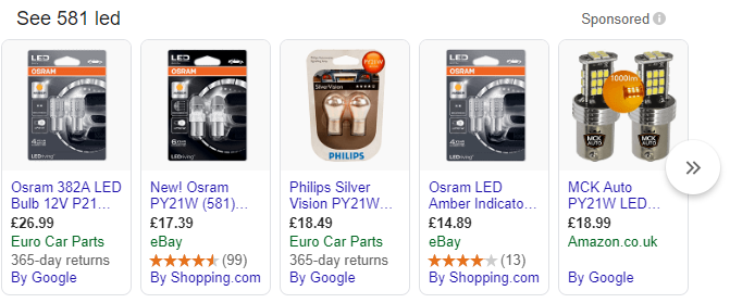 581 Bulb (LED) - Skoda Octavia Mk2 (2004 - 2013) - BRISKODA