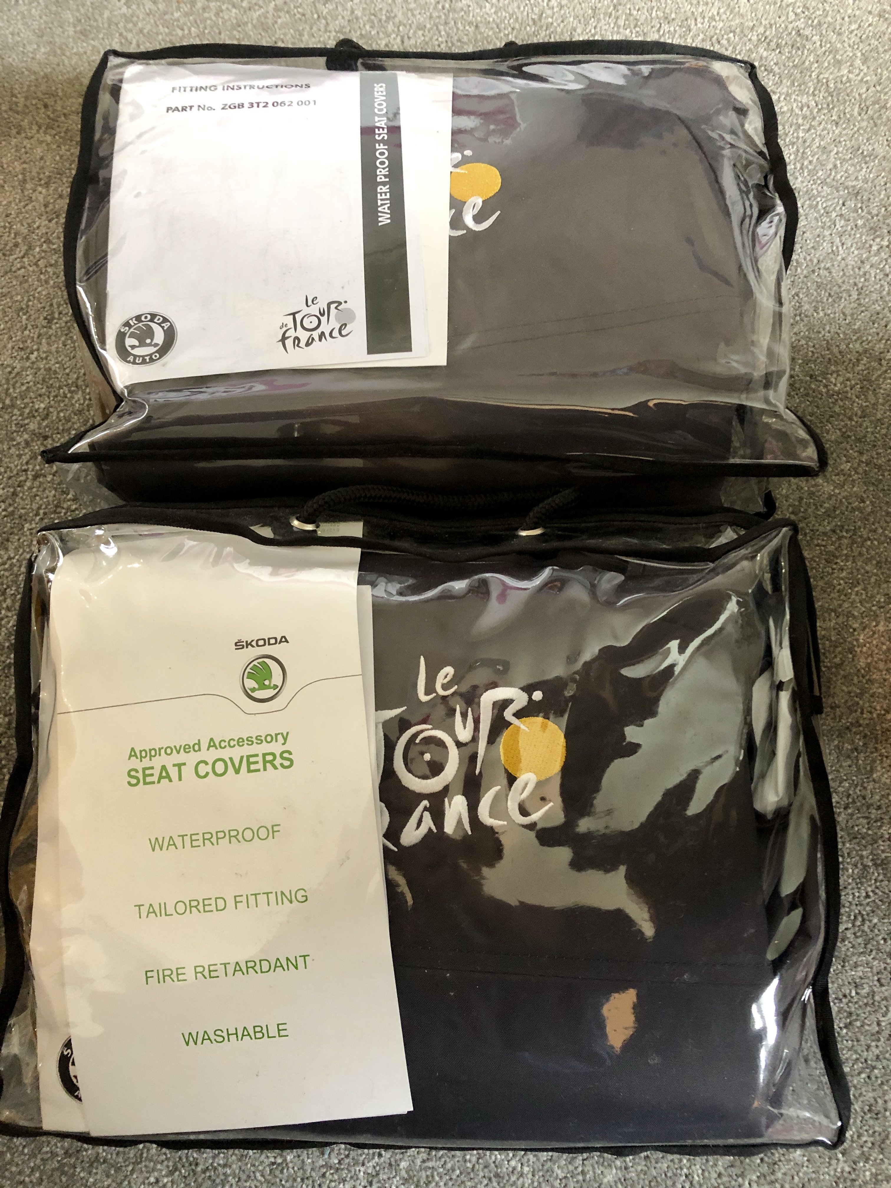 Superb 3T TDF Seat Covers (SOLD) - Parts For Sale - BRISKODA