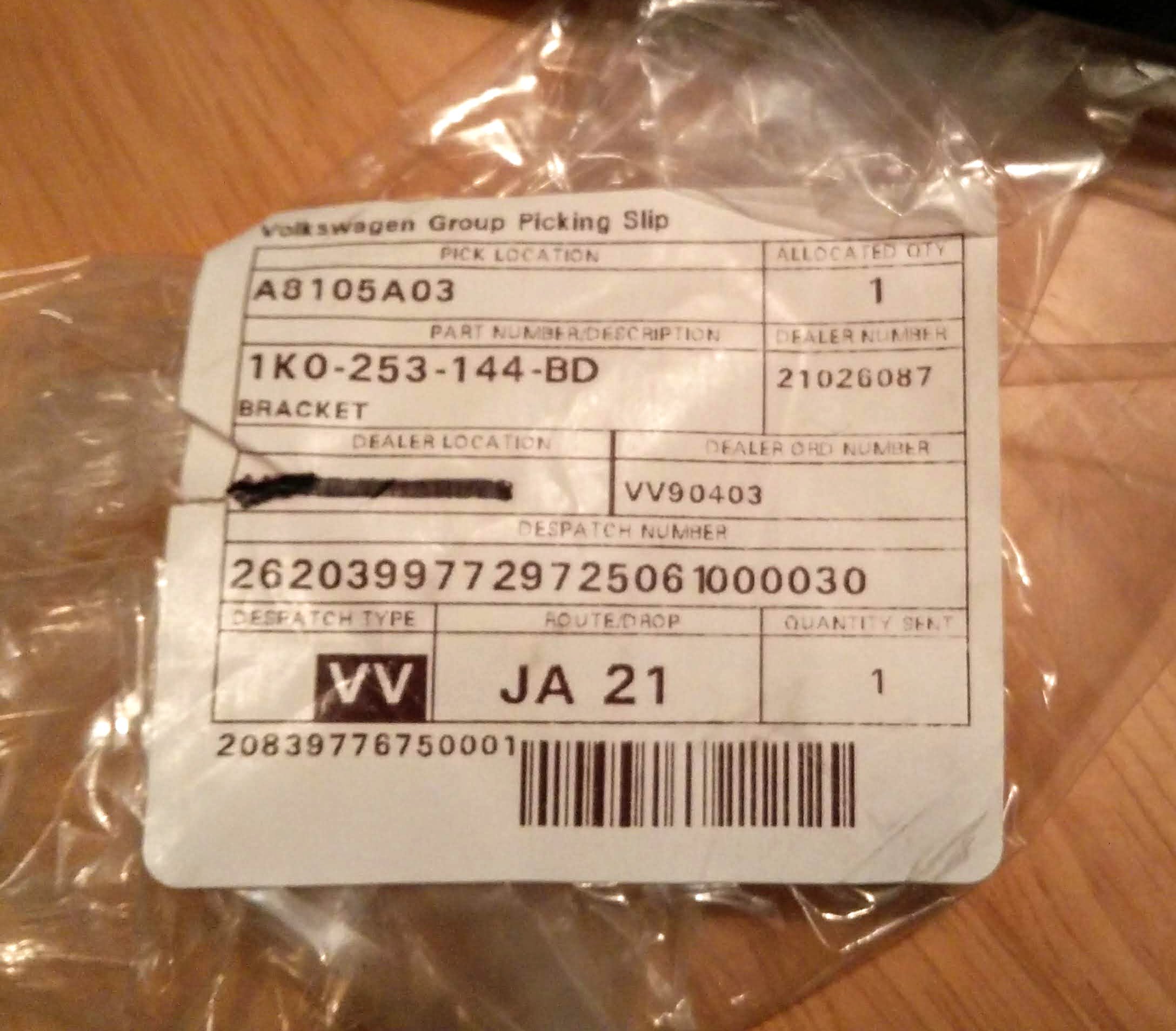 Part number needed - Skoda Octavia Mk2 (2004 - 2013) - BRISKODA