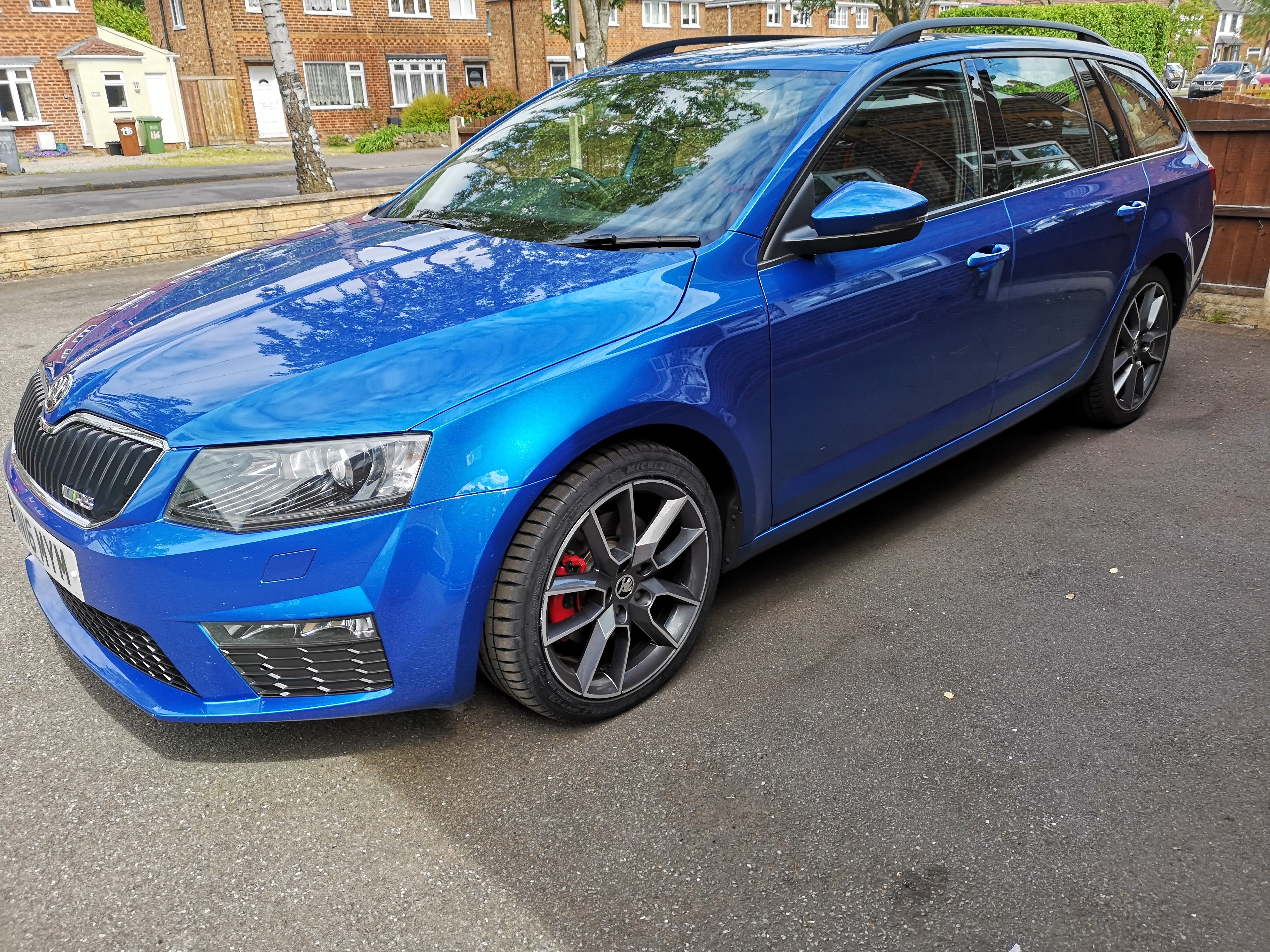 PJVRS race blue estate - Skoda Octavia Mk3 (2013 - 2020) - BRISKODA