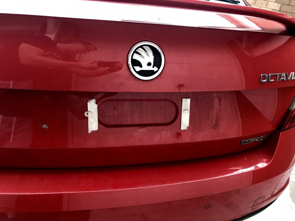 Pre Clean Number Plate Removal - Styling and Car Care - BRISKODA