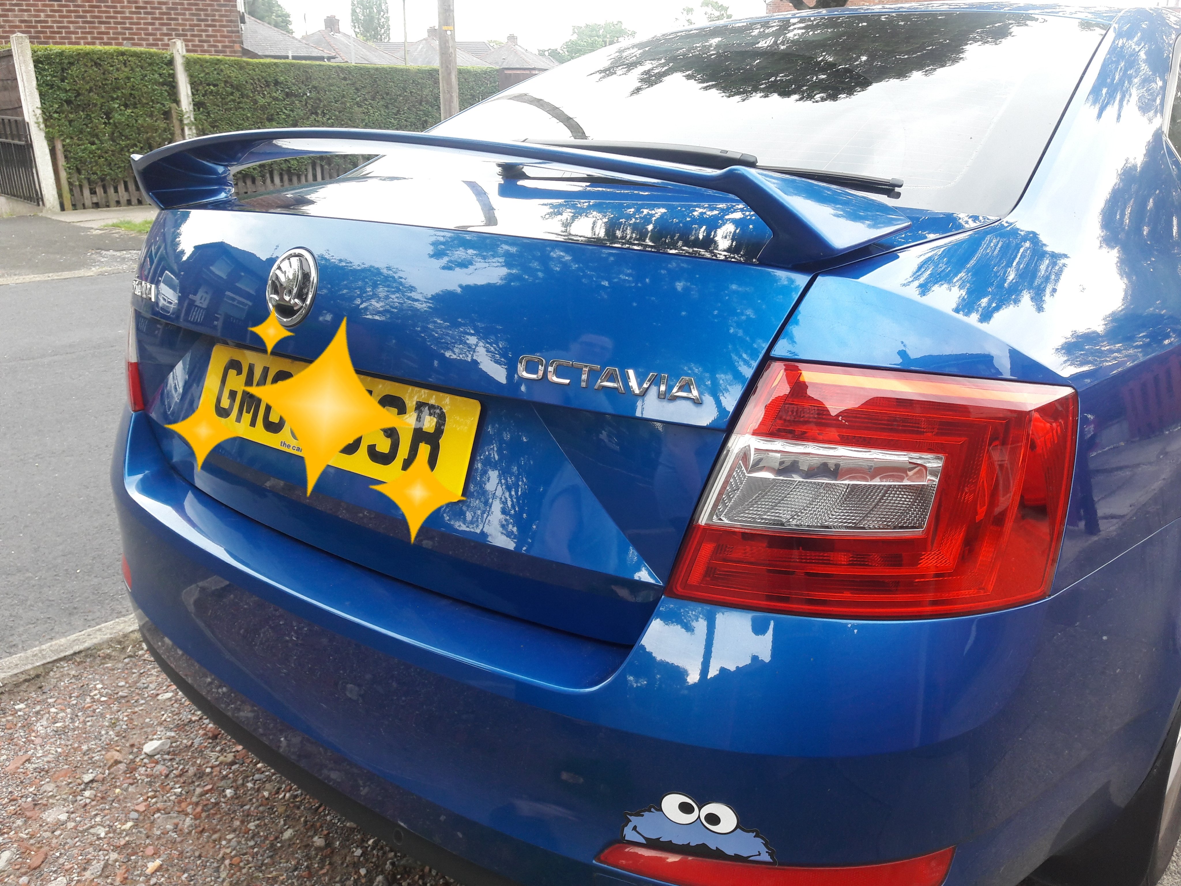 Octavia mk2 vrs spoiler on a mk3 - Octavia Projects - BRISKODA