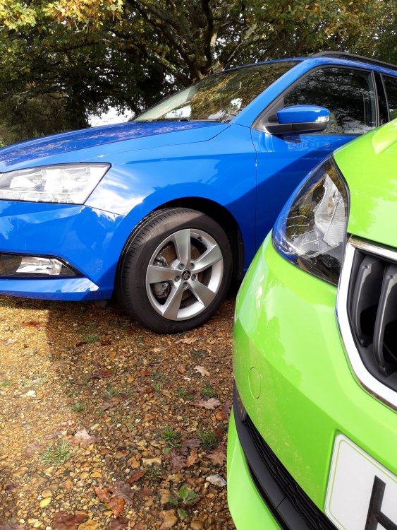 New Fabia, energy blue..HATE the colour! - Skoda Fabia Mk3 (2014-2021 ...