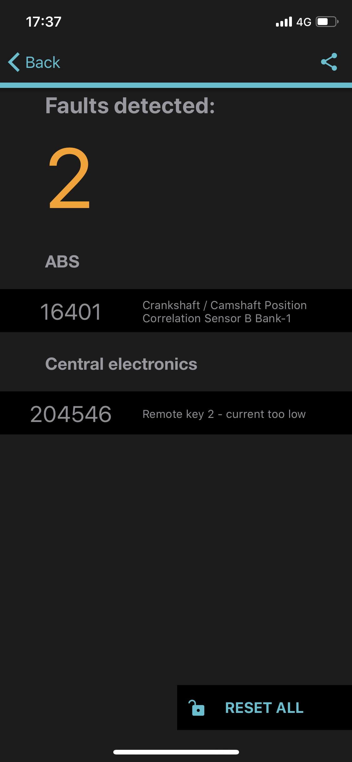 Octavia Fault codes - Skoda Octavia Mk3 (2013 - 2020) - BRISKODA