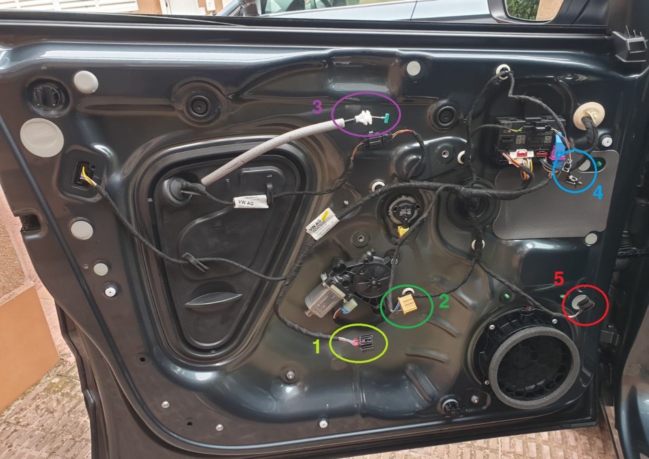 INSTALLATION OF THE WELCOME AND EMERGENCY LIGHTS (RED) OF THE FRONT ...